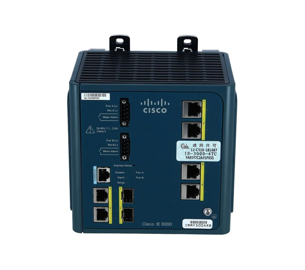 Cisco IE-3000-4TC-E-RF IE 3000 Series 4-Ports FE Switch
